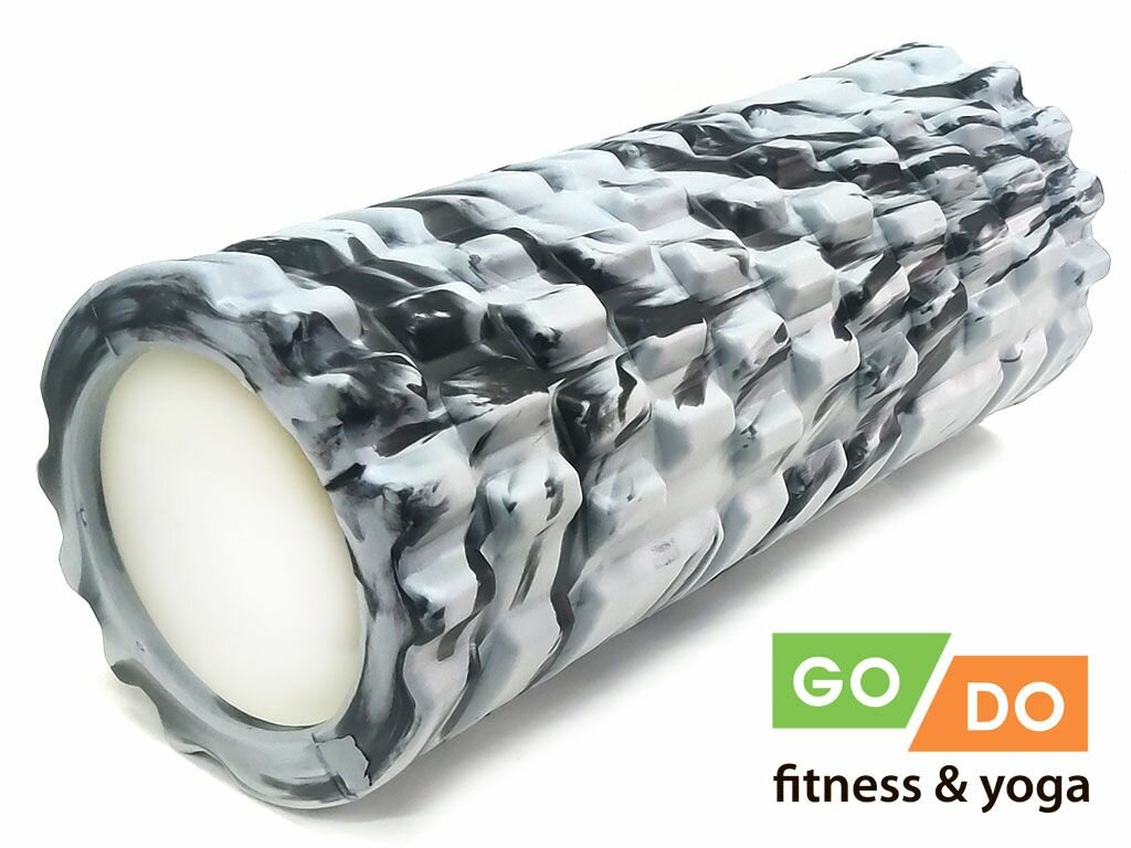 Валик ролл для фитнеса GO DO JD2-33KM-grey