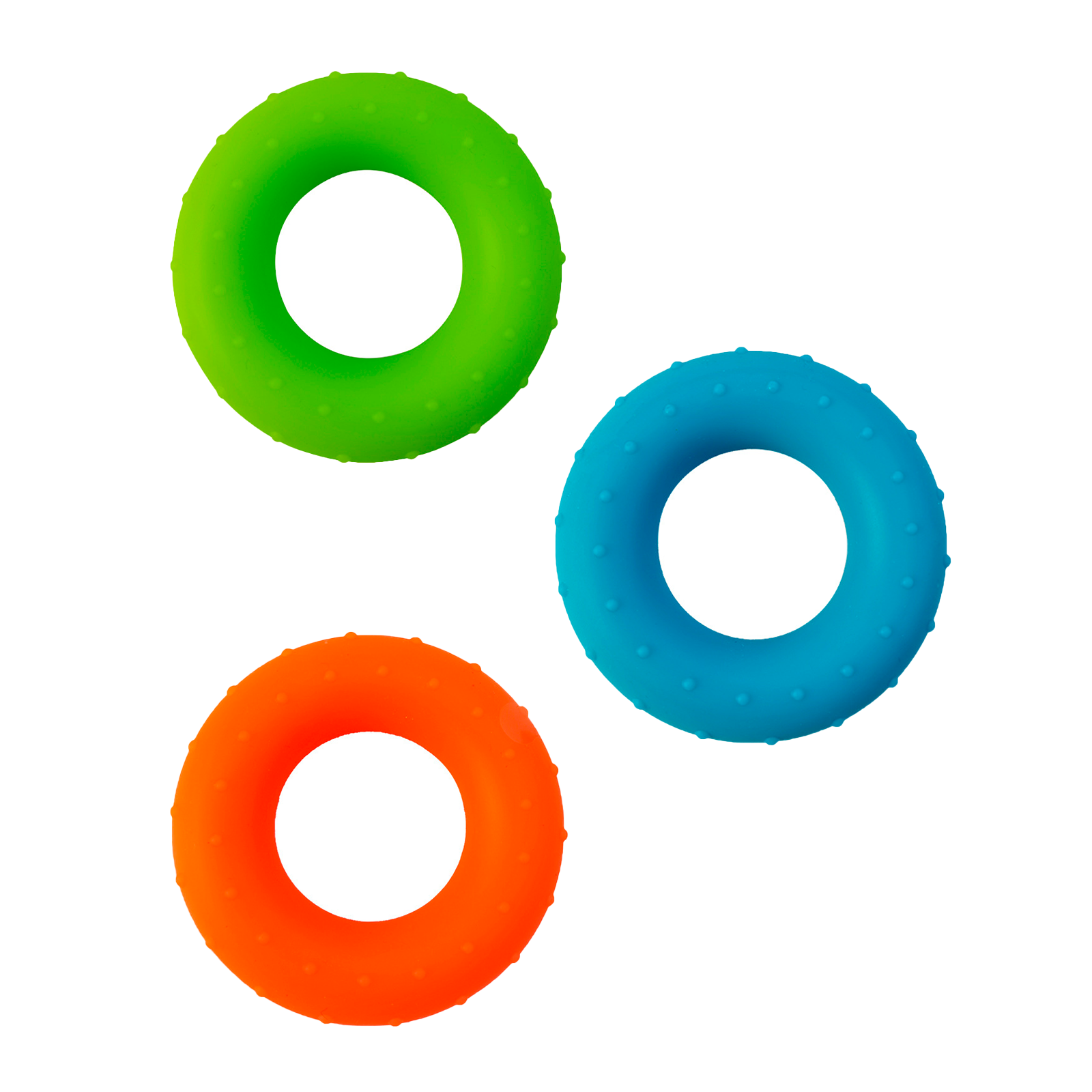 Набор круглых резиновых эспандеров с шипами