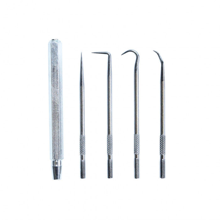 Набор мини крючков для демонтажа сальников и уплотнительных колец, 5 пр, ATG-6113