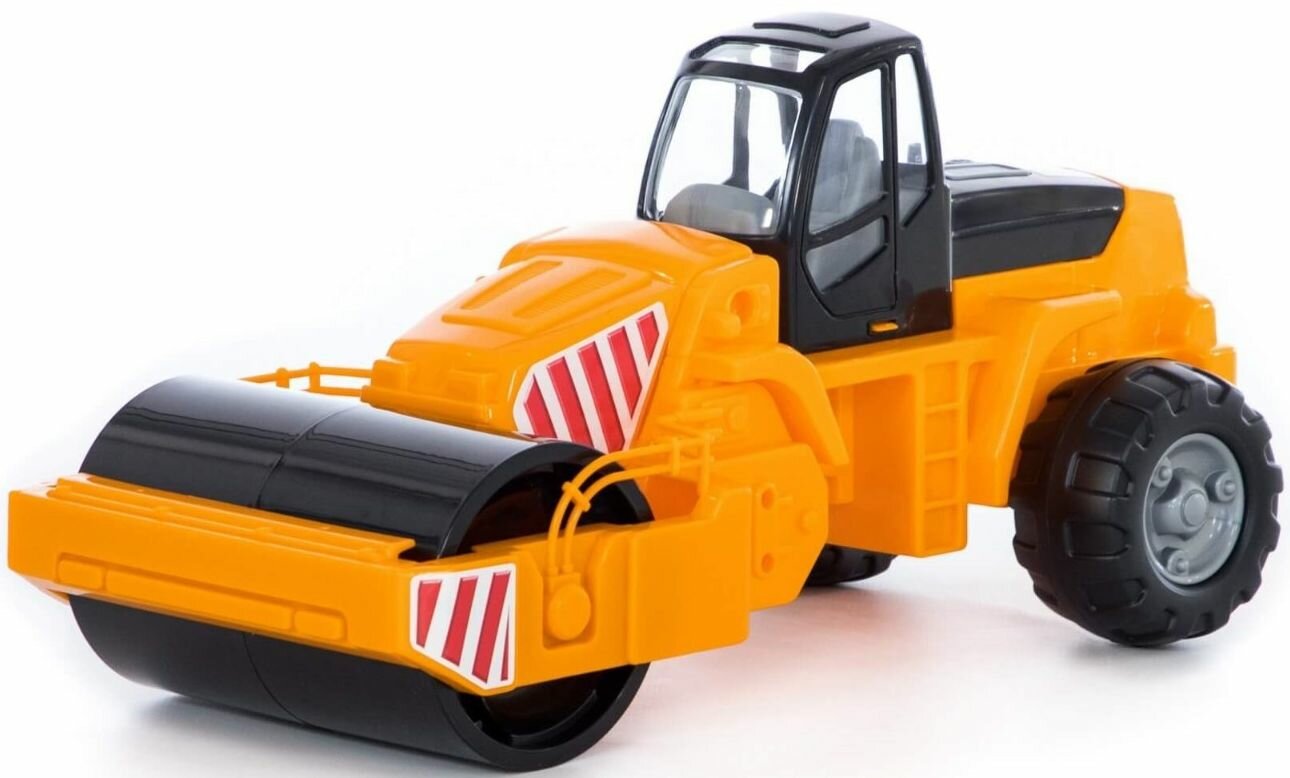 Машинка "Дорожный каток", игрушечная машинка для детей, пластиковая игрушка для песочницы и дома, цвет микс