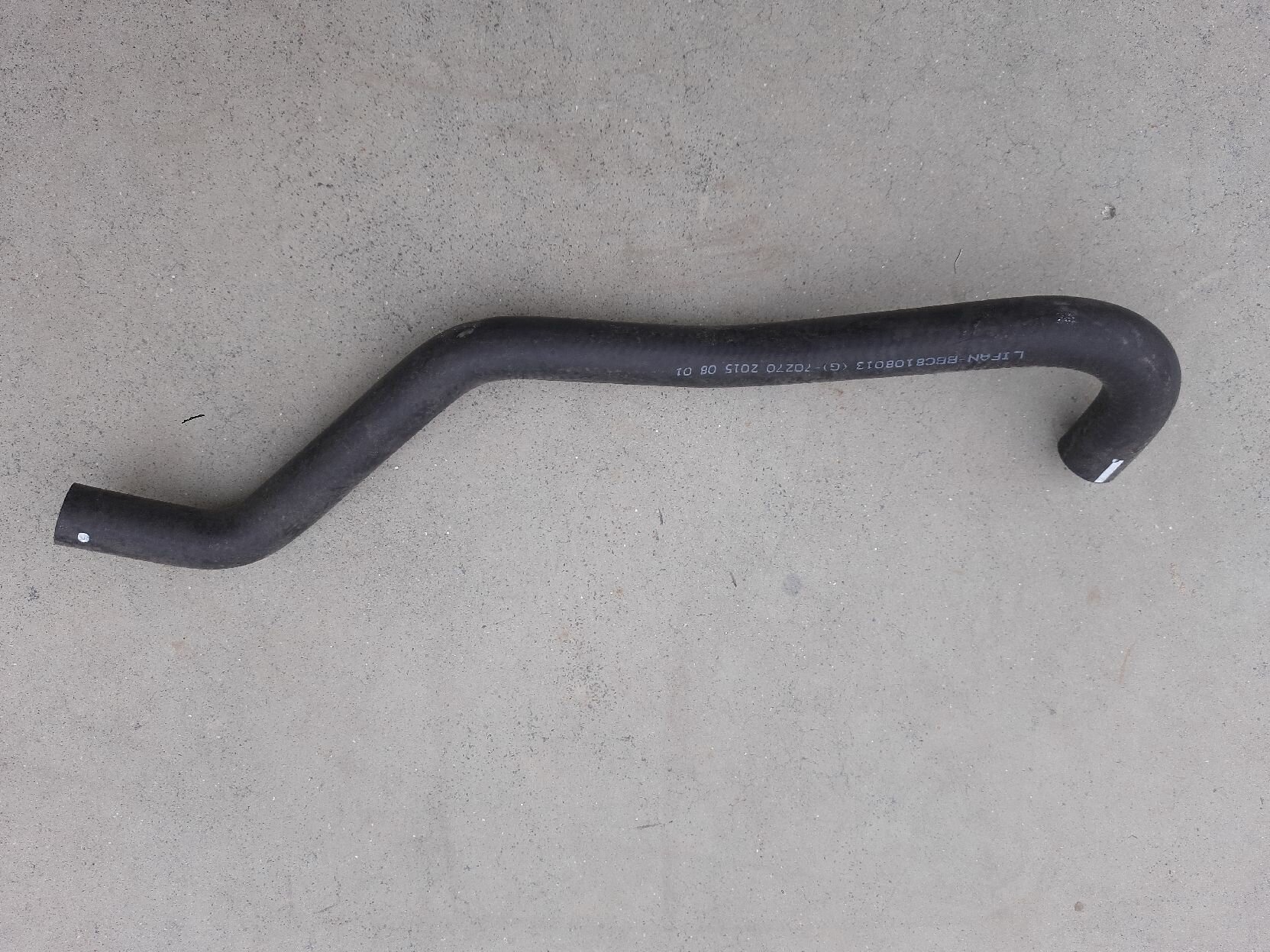 Патрубок отопителя Lifan Solano 2 (650) [1.8 16V CVT седан] BBC8108013