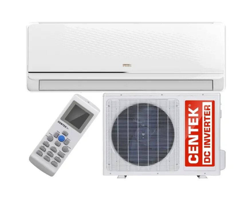 Сплит-система CENTEK Air CT-65FDC07, инверторная, 21-30 м², 7 BTU, белый — фото 1