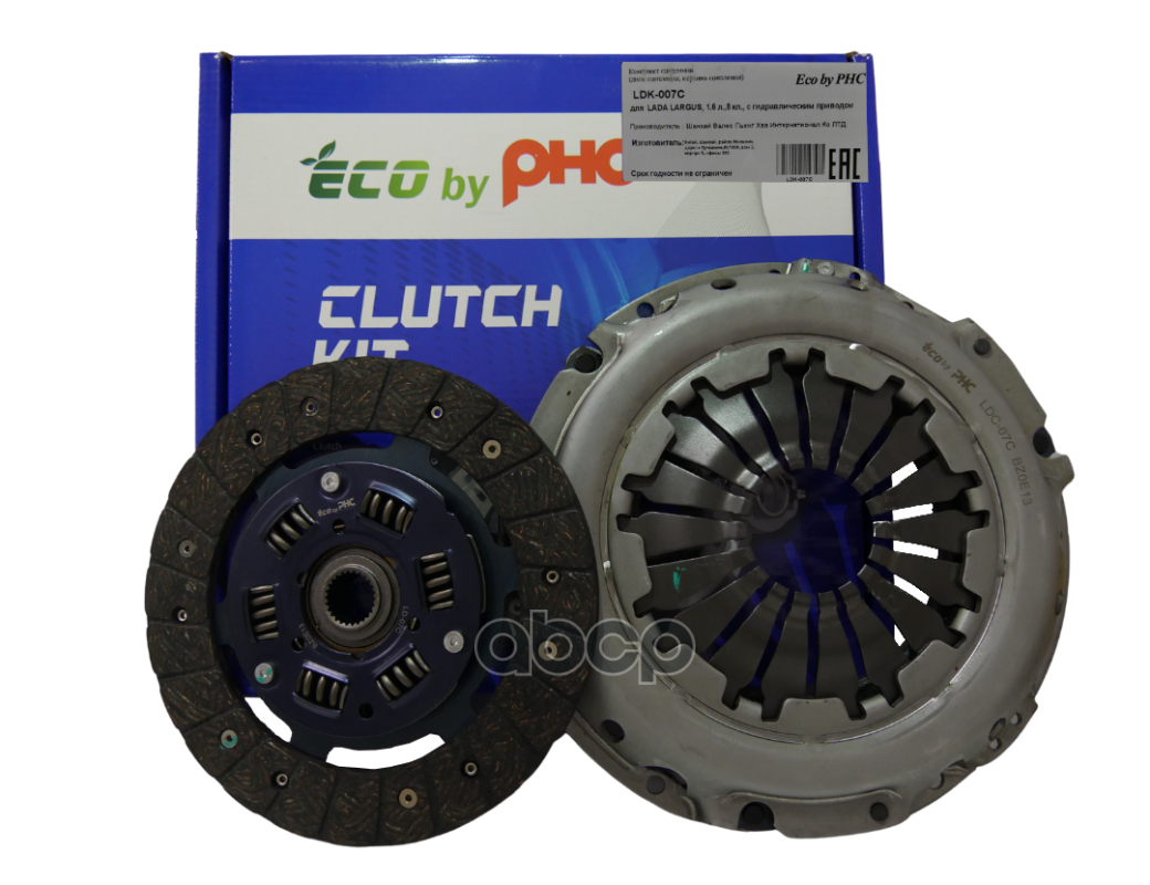 Сцепление LADA Largus Renault Megan Duster 1.6 л 16 кл Renault Logan 1.4-1.6 л ECO by PHC LDK-007C ECO by PHC арт. LDK-007C