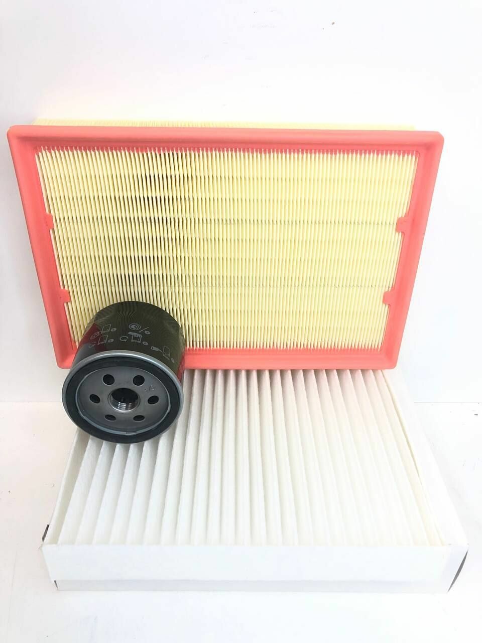 Комплект фильтров для Ford Focus II ( Форд Фокус 2 1.4-1.6) Фильтр воздушный + масляный + салонный MILES