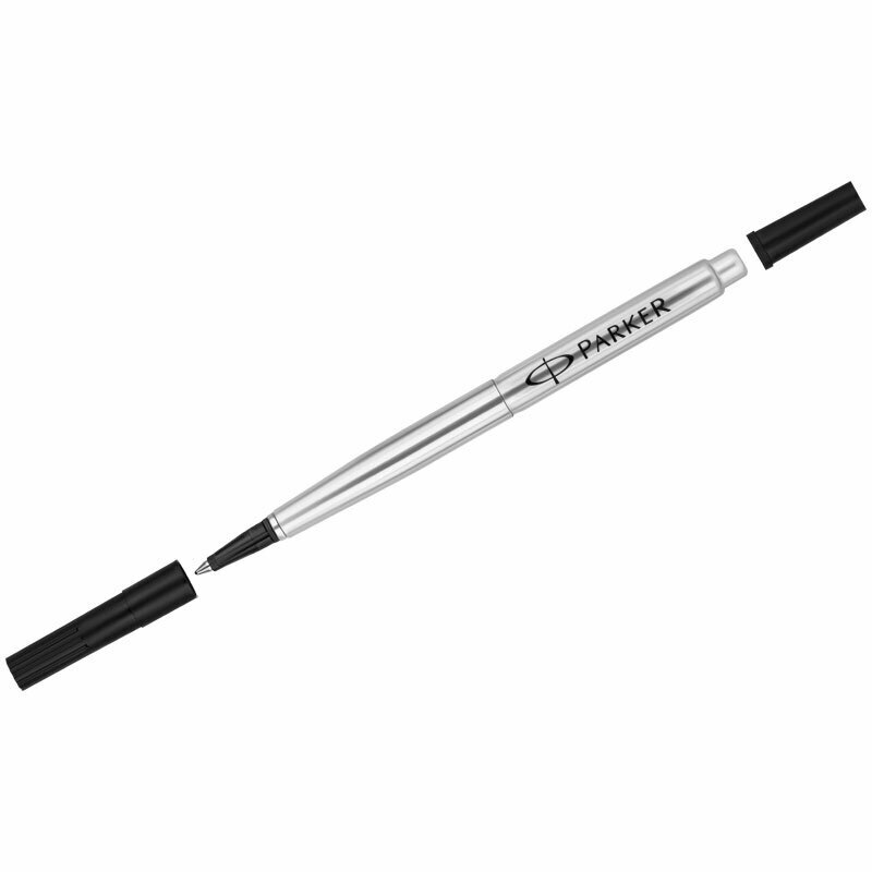 Стержень для роллера Parker "Refill Roller Ball" черный, 0,5 мм, блистер (1950321)