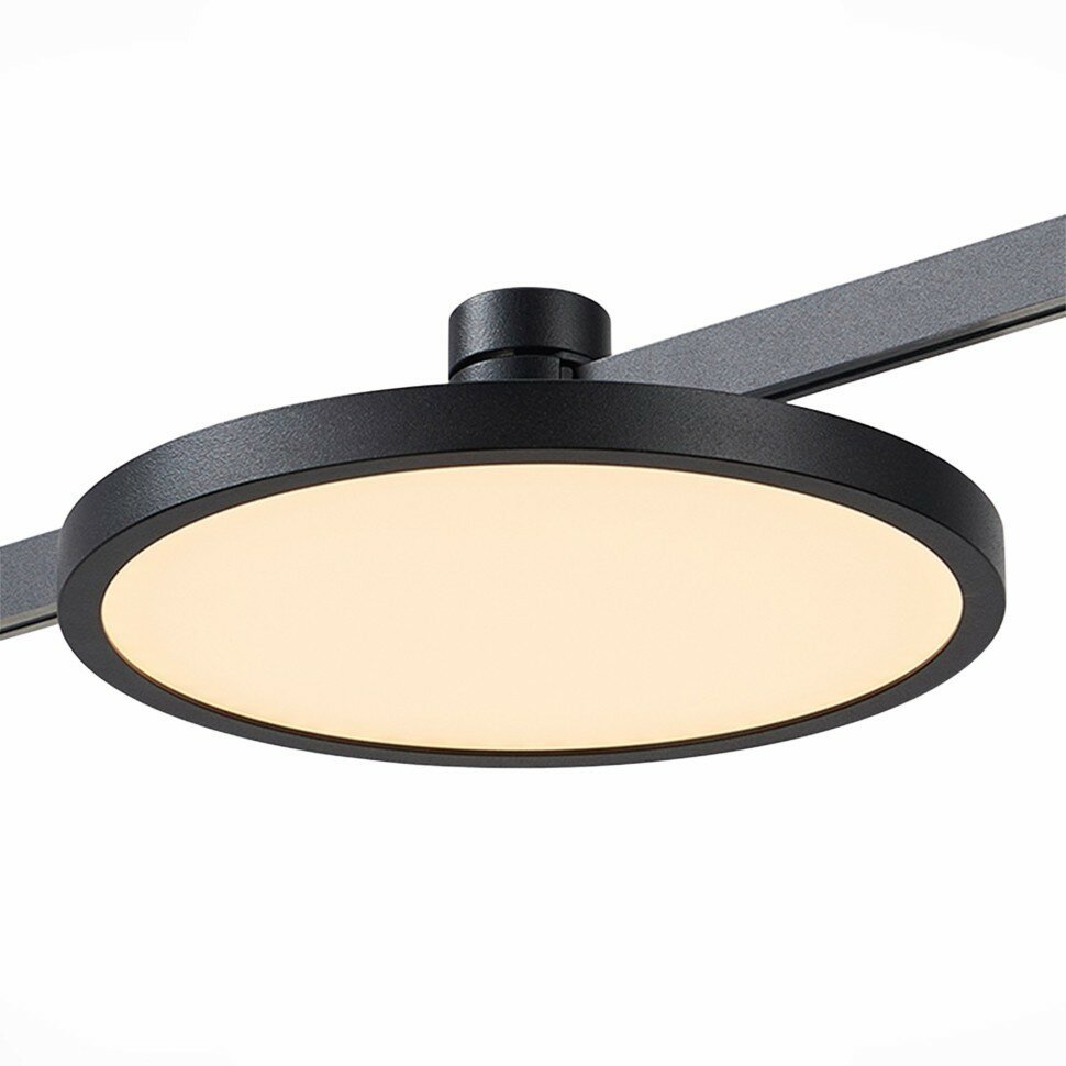 Магнитный трековый светильник ST Luce черный LED 10W 3000K ST818.406.12