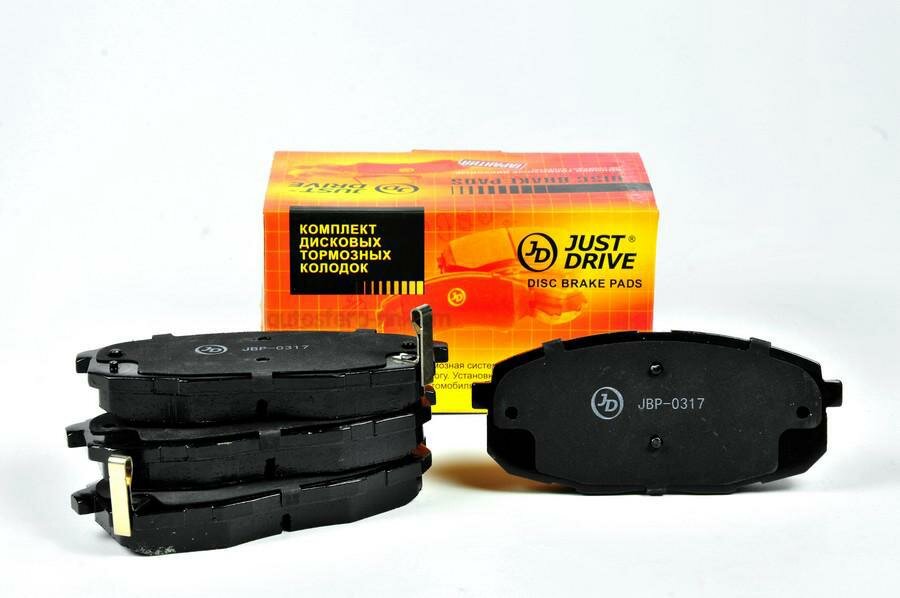 JUST DRIVE JBP0317 Колодки тормозные, передние GDB3450