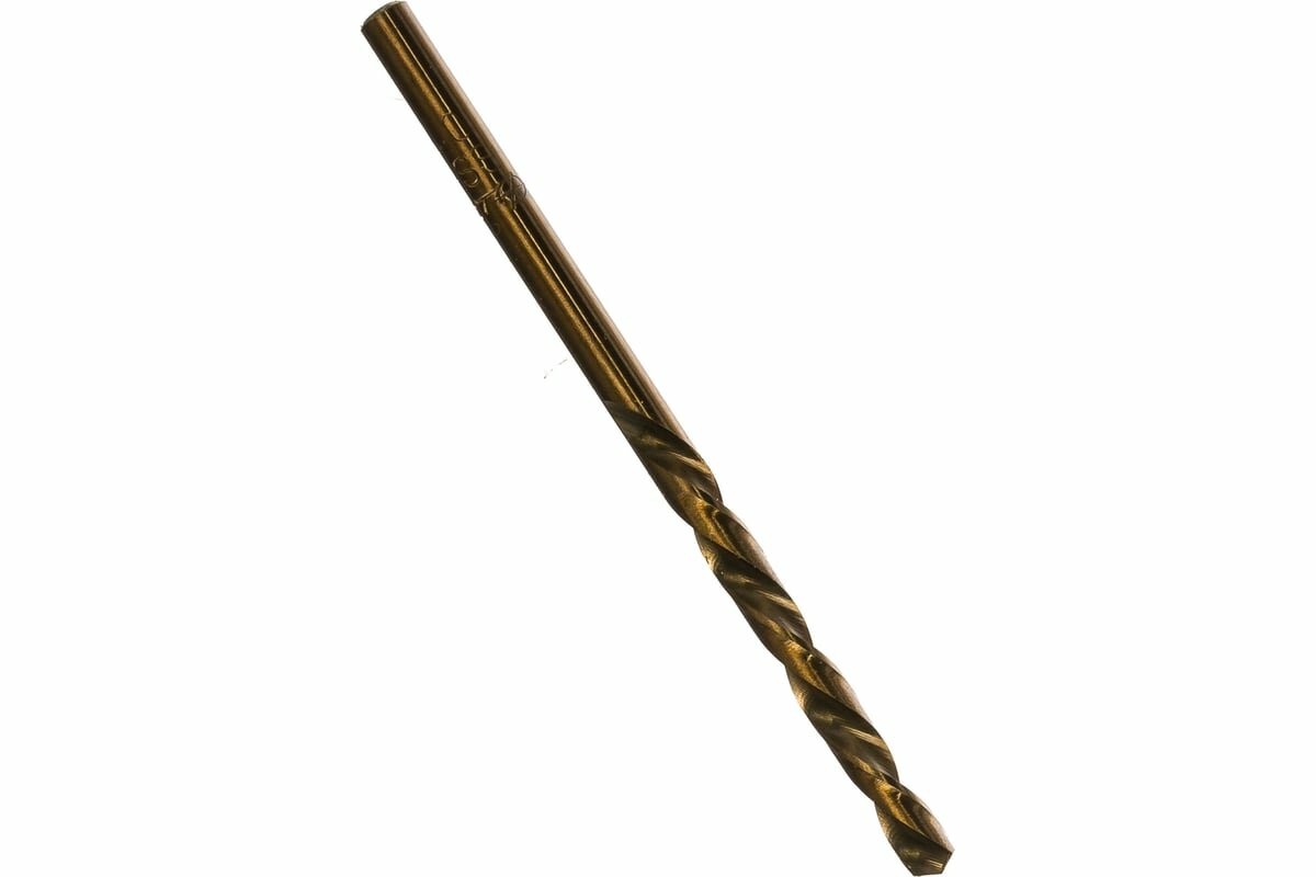 Дело Техники Сверло по металлу левого вращения Ø4 мм, рабочая длина 43 мм, общая 75 мм