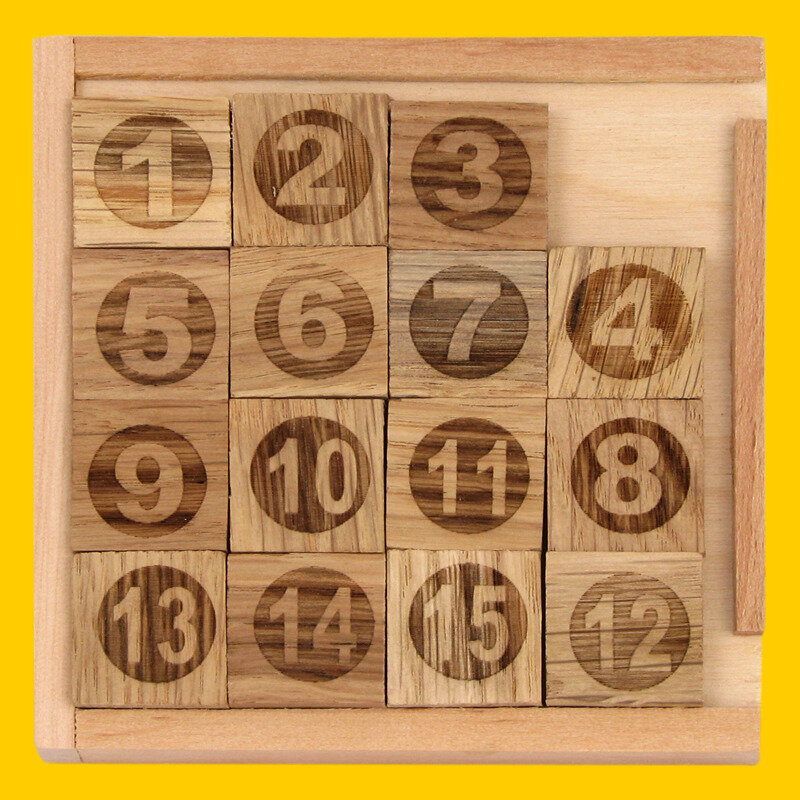 Пятнашки Деревянные