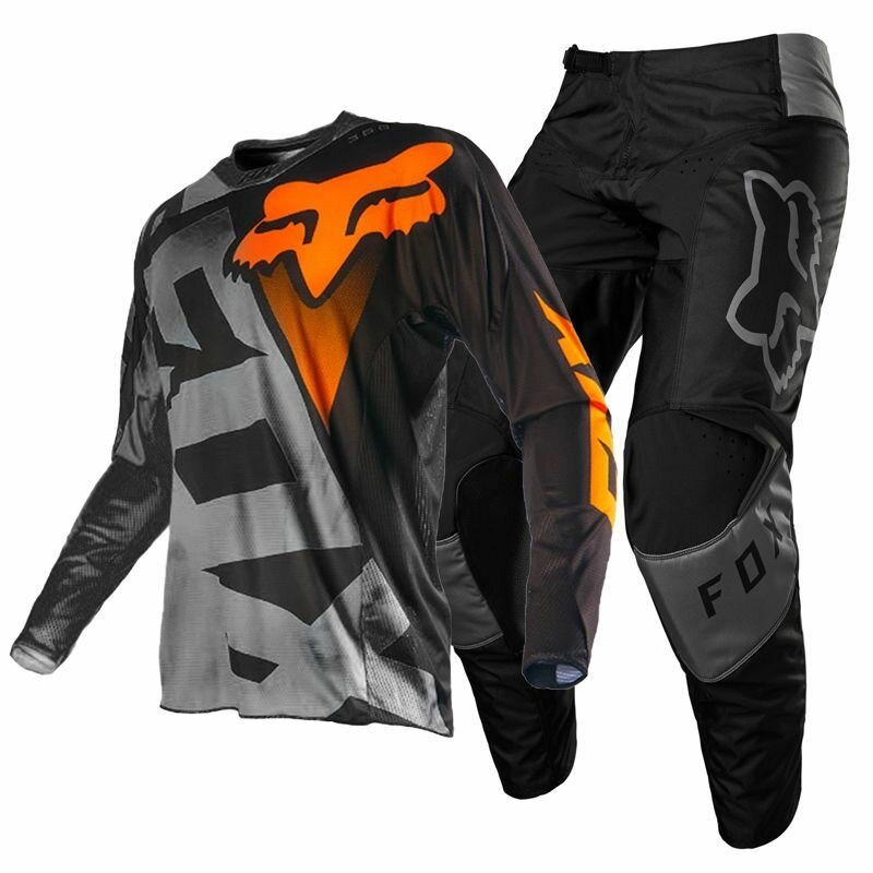 Новый 2023 FOX 180 эндуро комплект снаряжения для мотокросса mx трикотажные штаны мотоциклетная одежда mtb carracing костюм Off Road,50, черный, XL