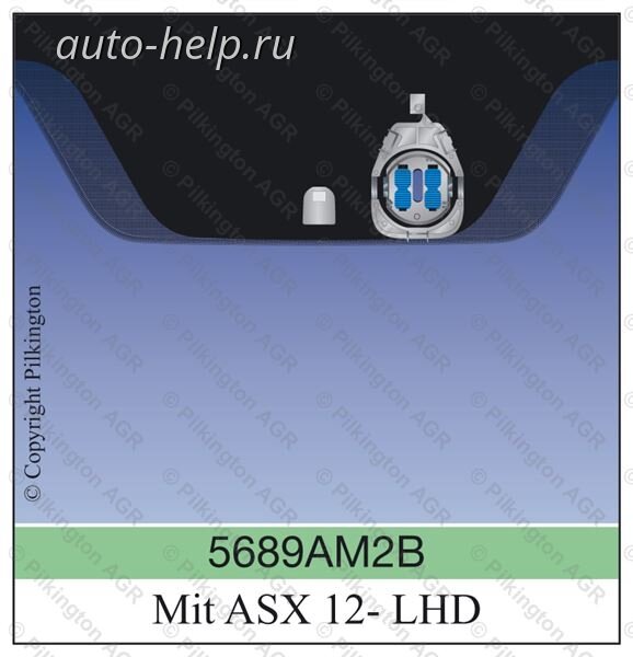 FYG MITSUBISHI, CITROEN, PEUGEOT Лобовое ДД VIN с пятаком