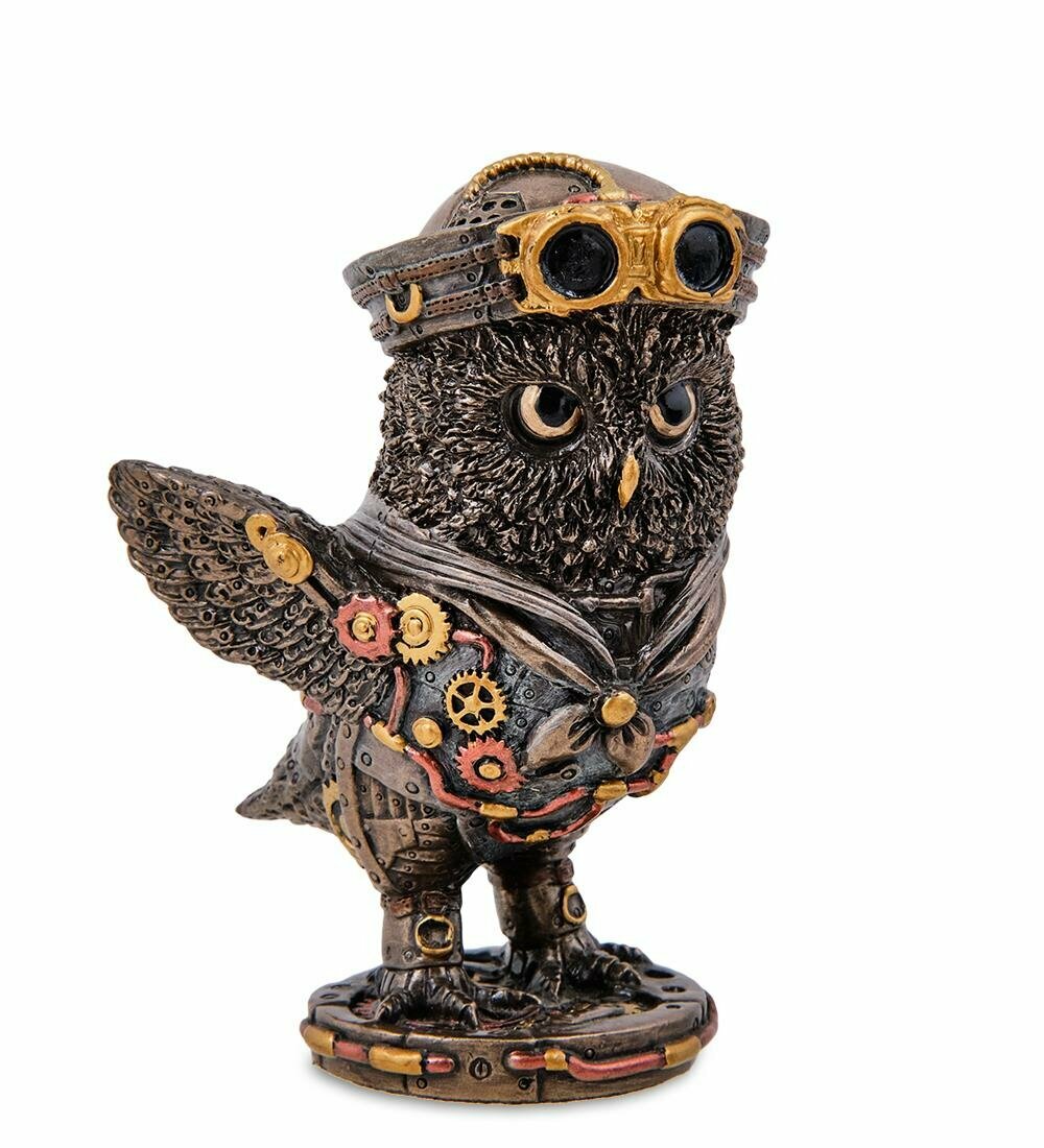 Статуэтка в стиле Стимпанк Сова-подводник A2182458 Veronese, Полистоун