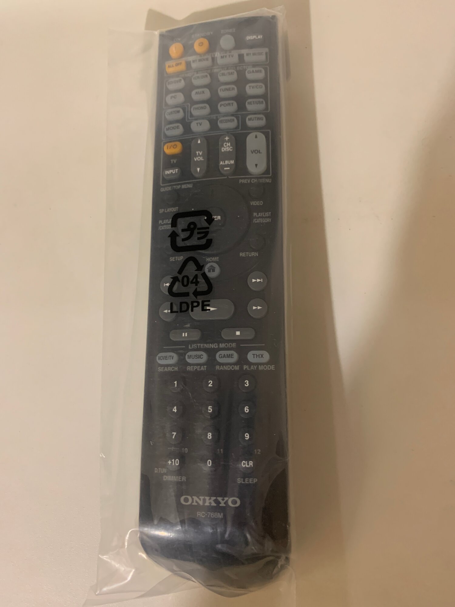 Пульт дистанционного управления Onkyo RC-768M, для Onkyo TX-NR708