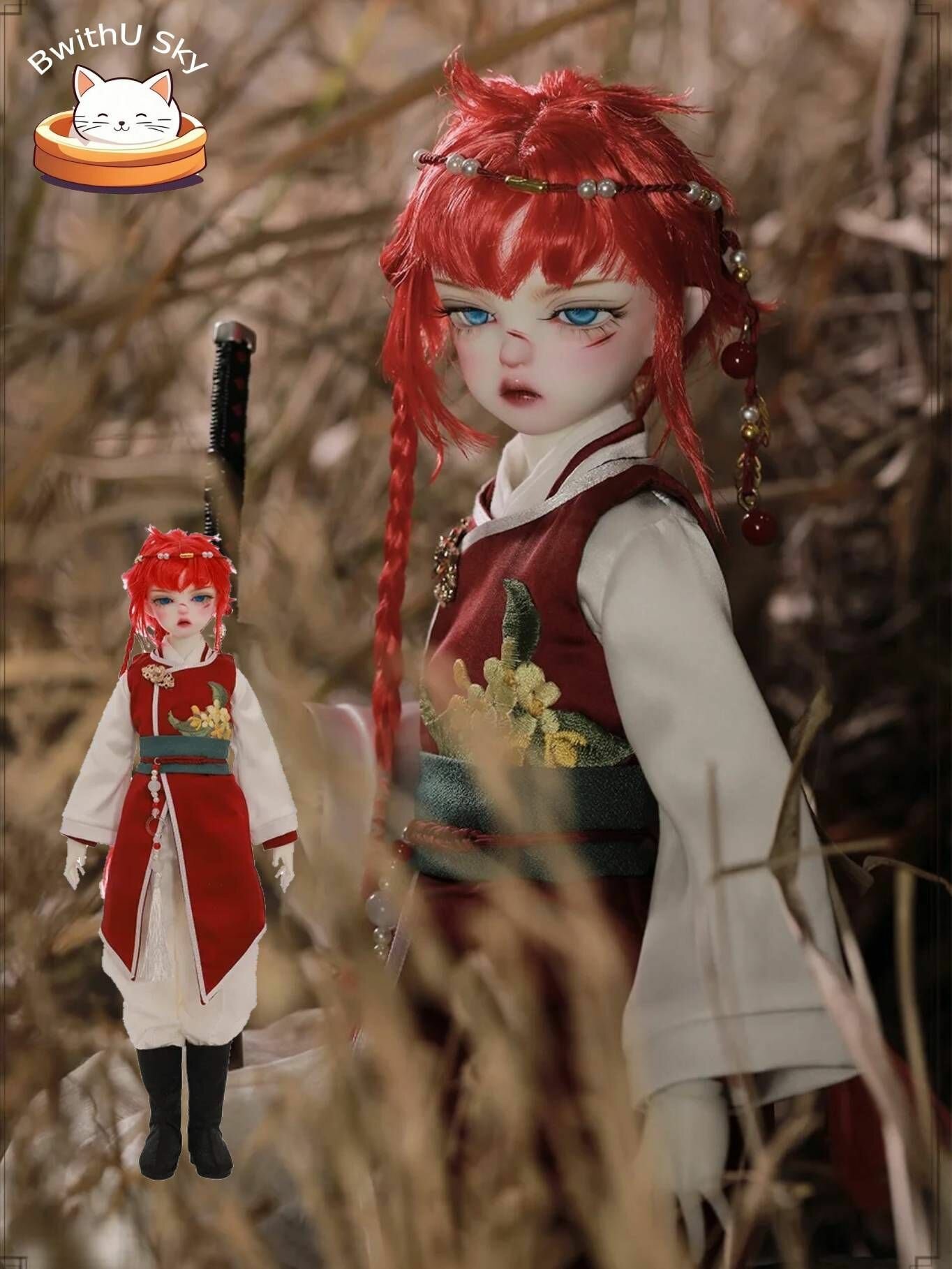 BwithU 1/4 BJD Amos GL Мужское тело 2 поколения в древнем простом стиле для мальчика, Художественная кукла с шариковыми шарнирами