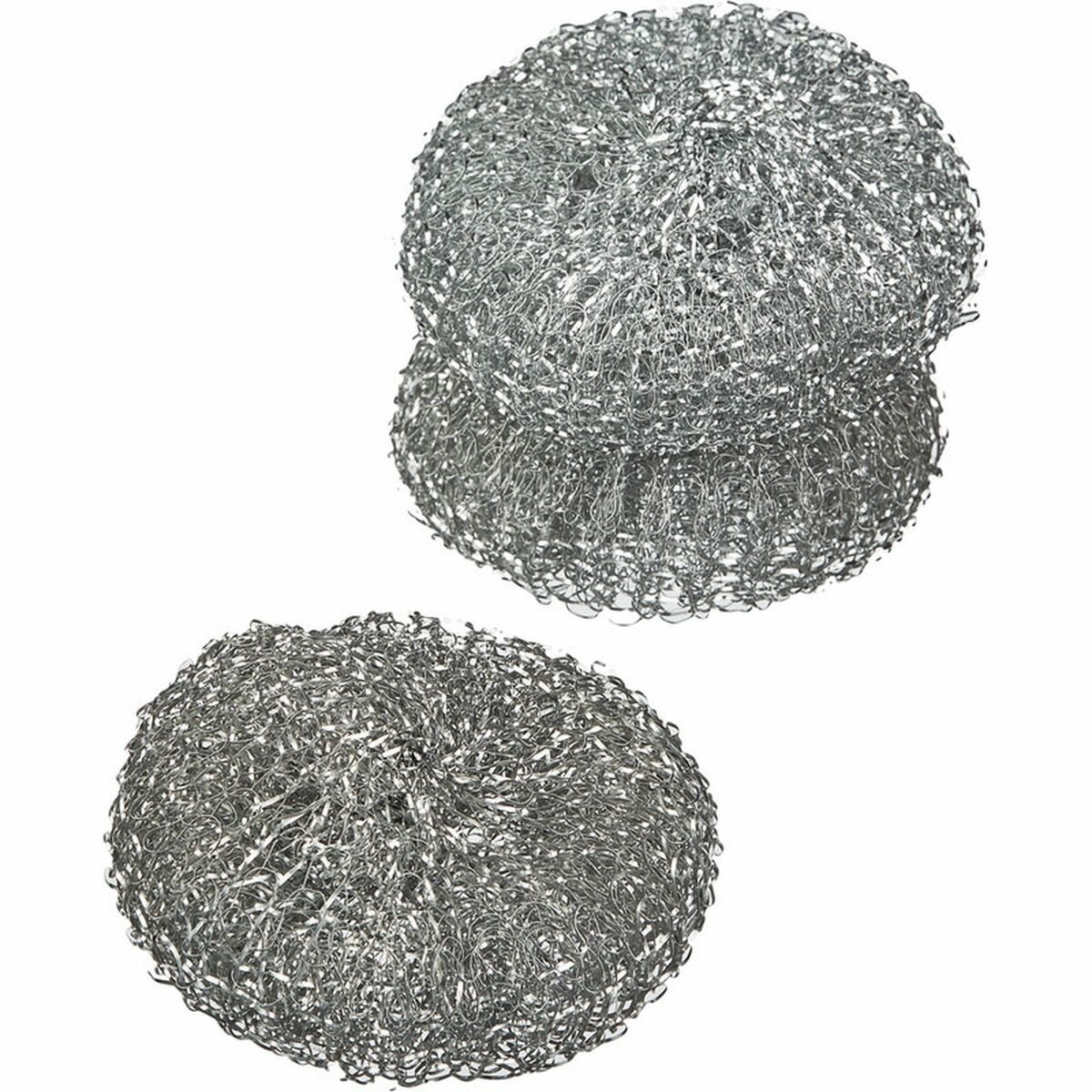 Мочалка металлическая Paclan Practi (75x75мм) круглая малая, набор 3шт. (408210), 50 уп.