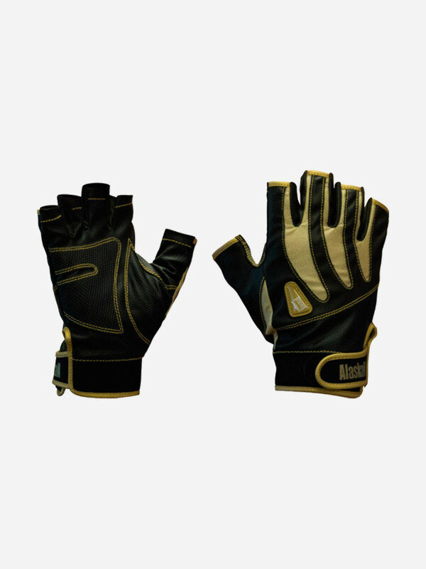 Перчатки спиннингиста Alaskan беспалые р. М