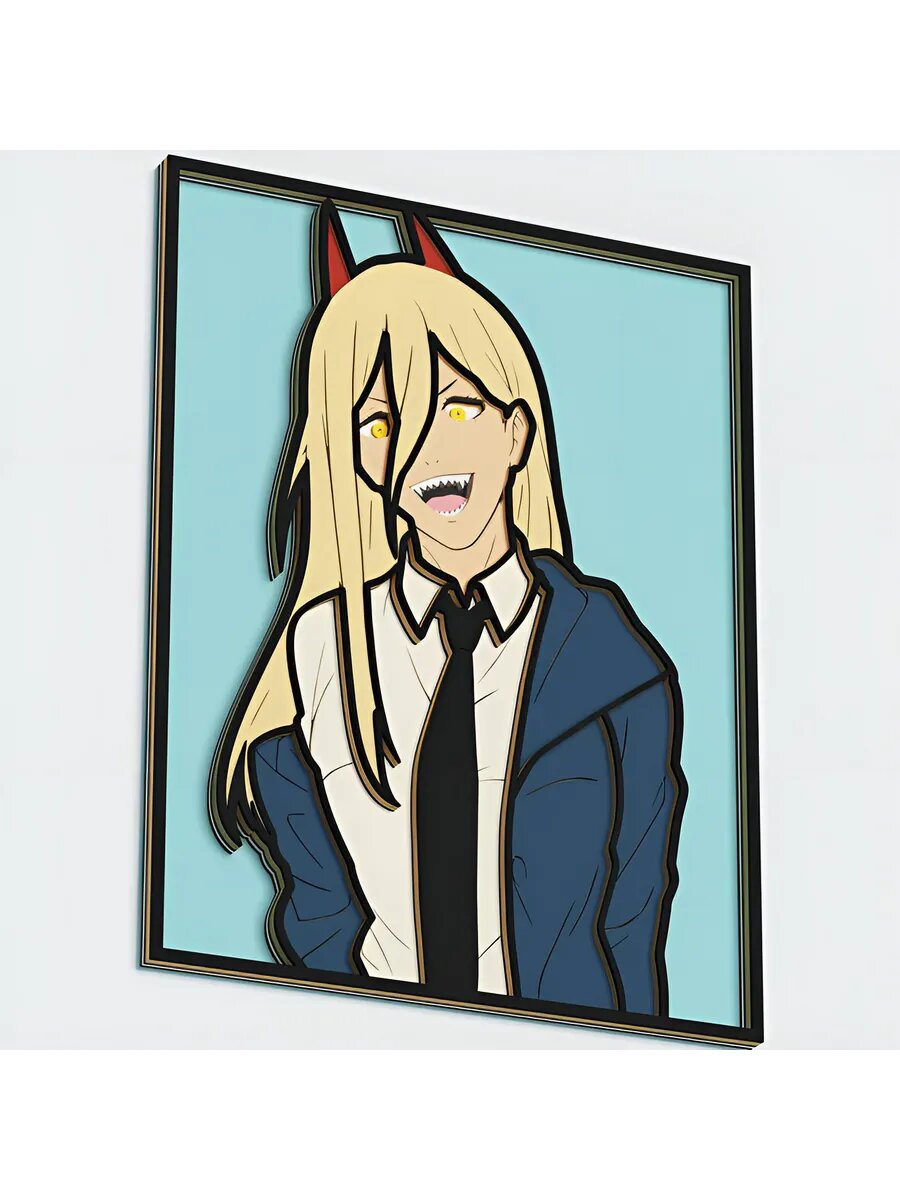 3D Картина по номерам из дерева Пауэр, 23x30 см