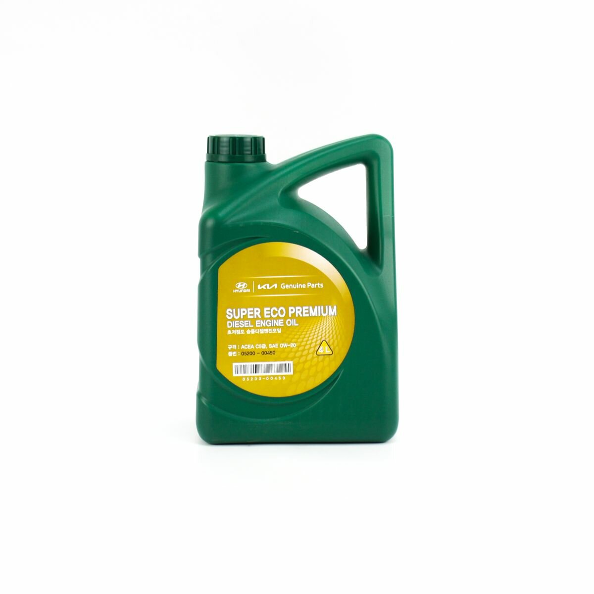 Масло моторное 0W20 Hyundai Super Eco Premium Diesel C5 синтетика 4л. ; 0520000450