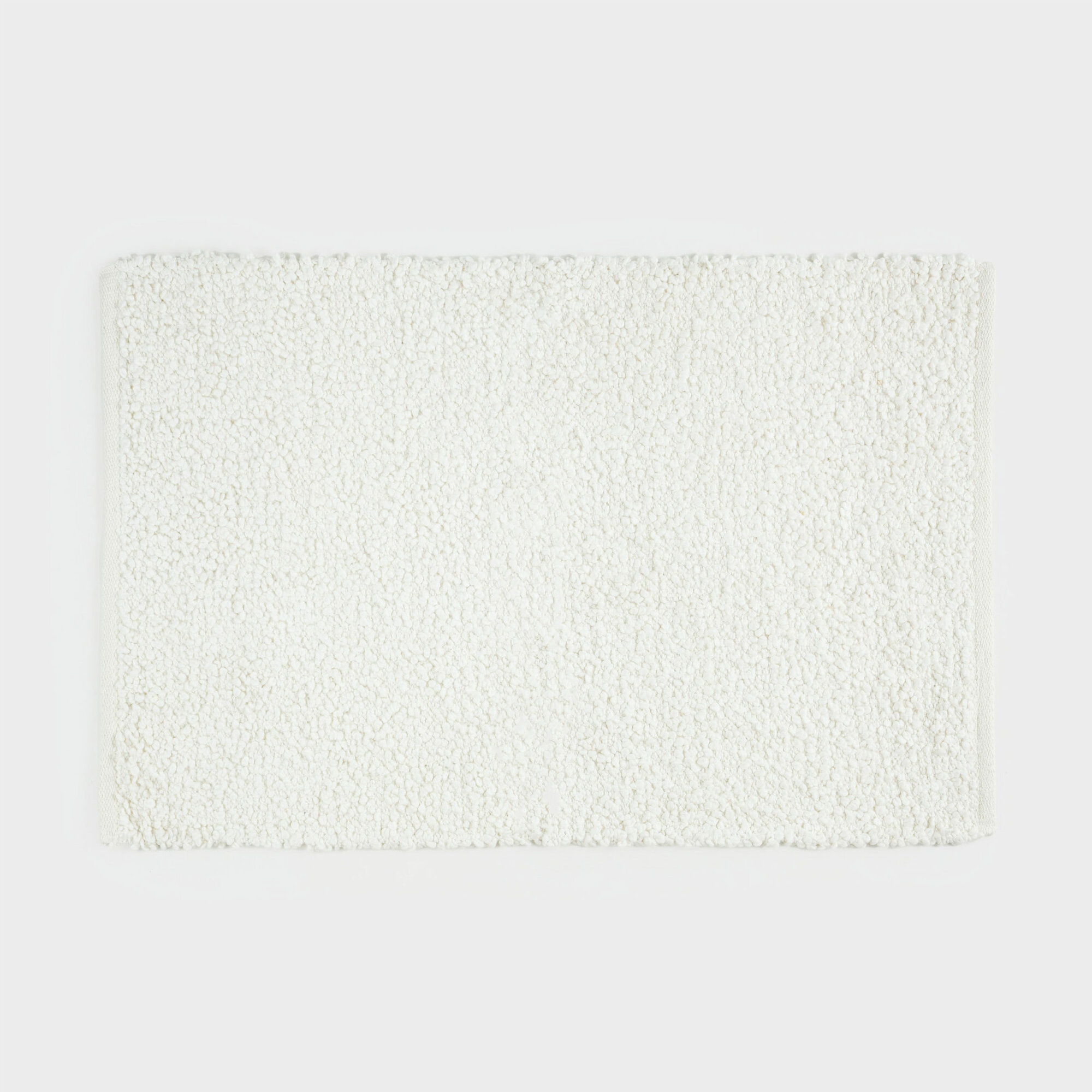 Коврик для ванной Kuchenland, 60х90 см, хлопок, молочный, Solace