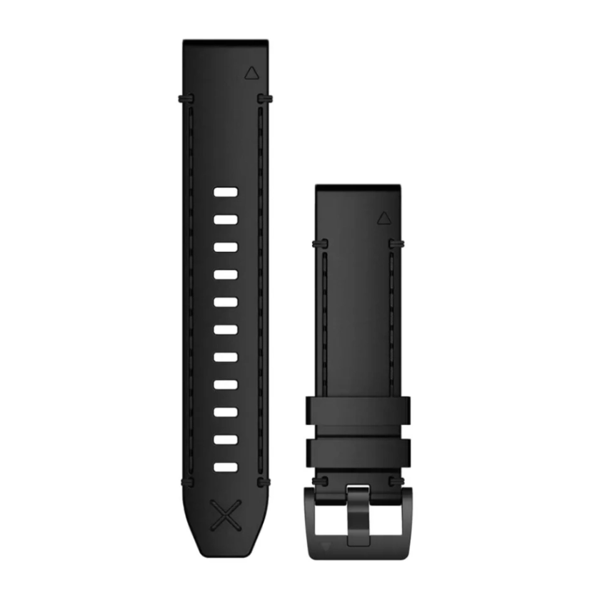 QuickFit 22 Watch Straps Genuine Horween Leather Strap – Black 010-12738-19