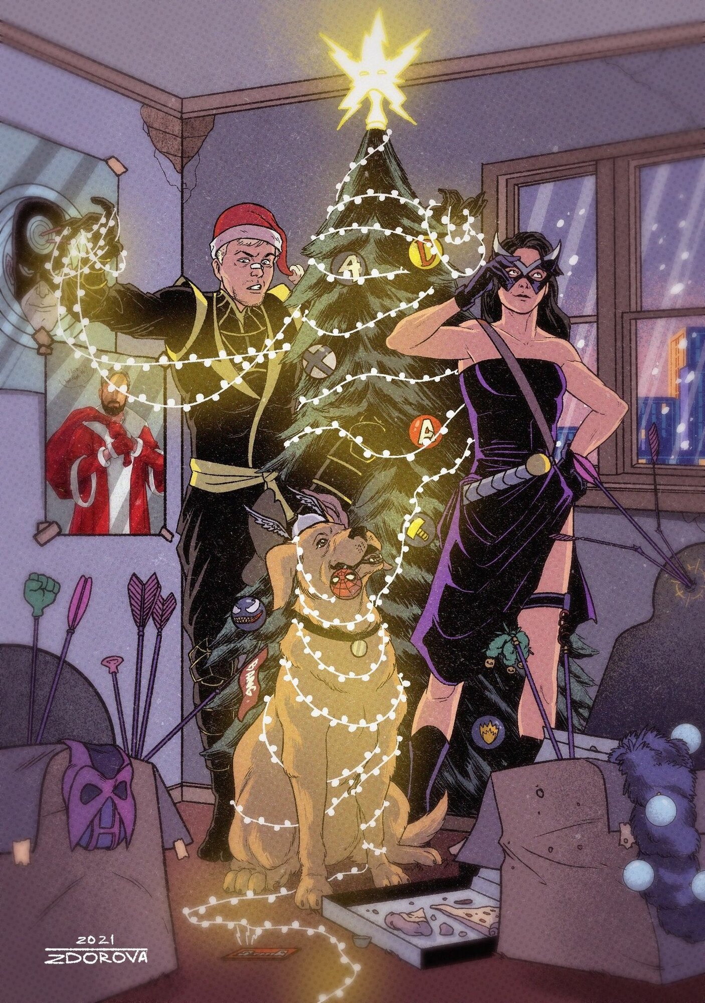 Открытка Hawkeyes: Bad Guys