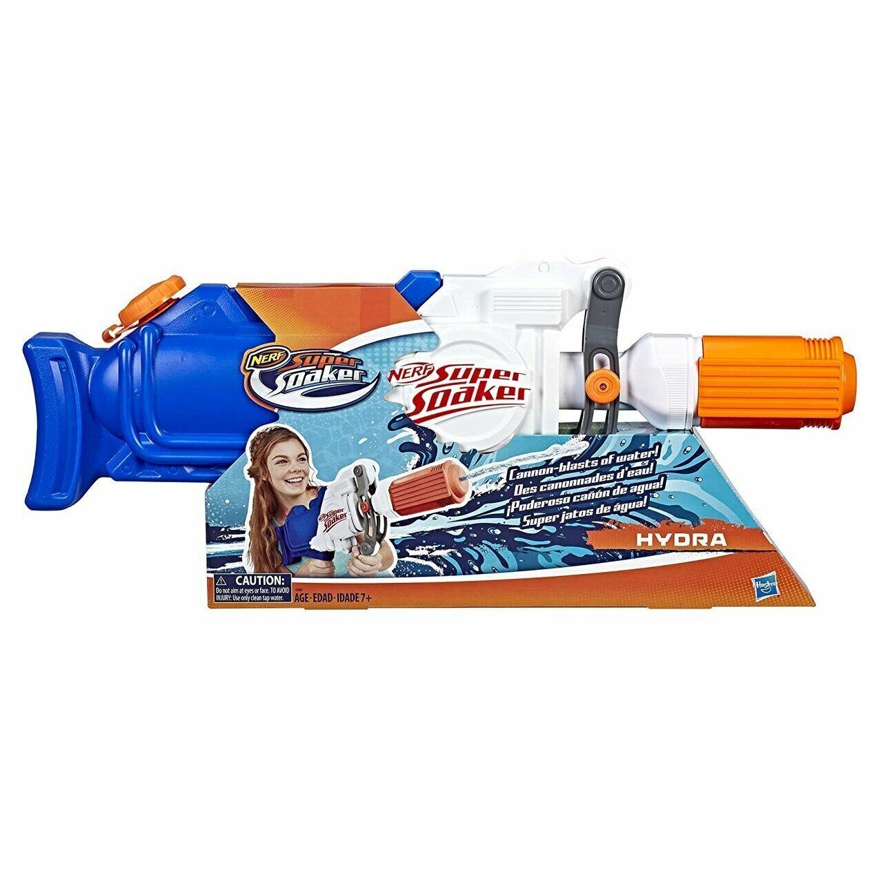 Игрушечное оружие HASBRO Nerf Super Soaker Hydra - Водяная пушка Нёрф Супер Сокер Гидра - Нерф E2907