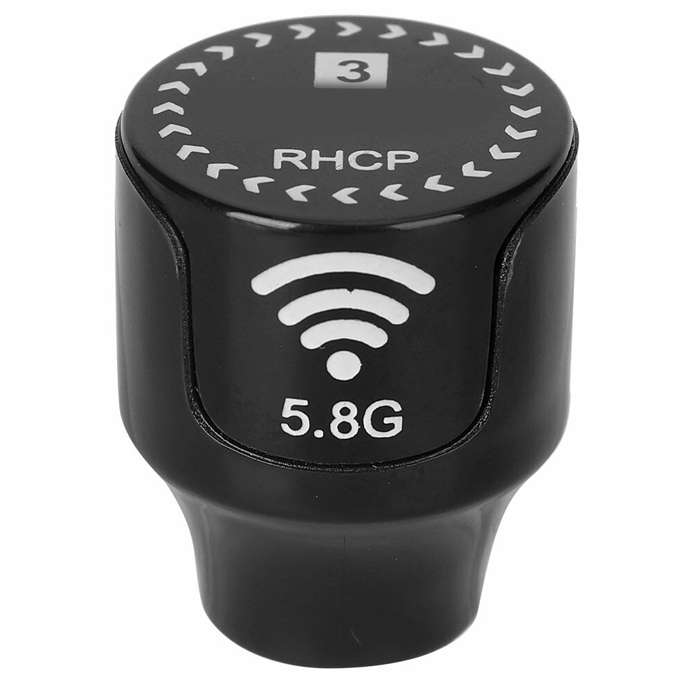 5,8 ГГц 3dBi RHCP антенна с высоким коэффициентом усиления для гоночного дрона FPV, аксессуары для радиоуправляемых деталей Noir Aiguille int rieure