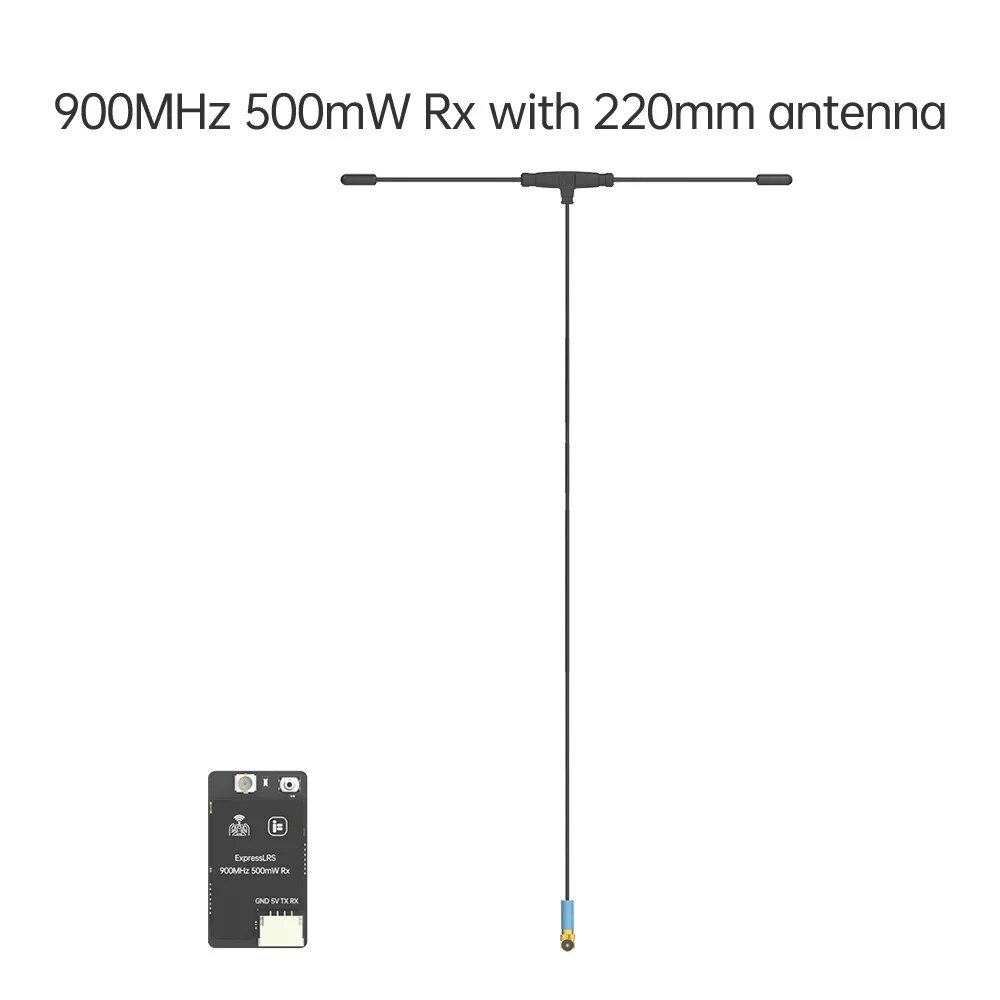 Приемник 900MHz iFlight ELRS 500mW с антенной 220mm
