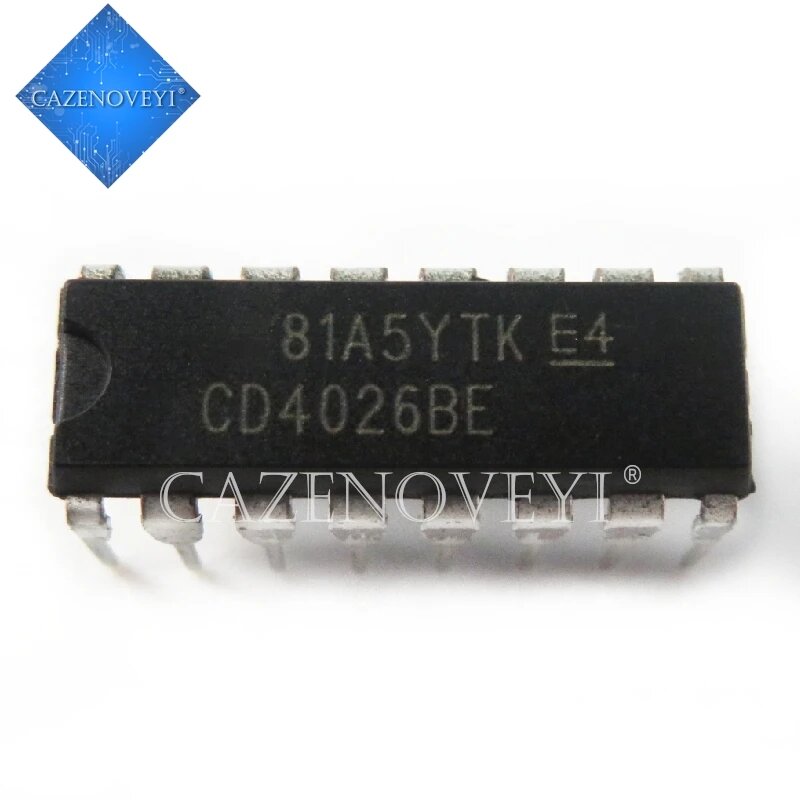 5 шт. CD4026BE. CD4049UBE интегральные схемы CD4026BE