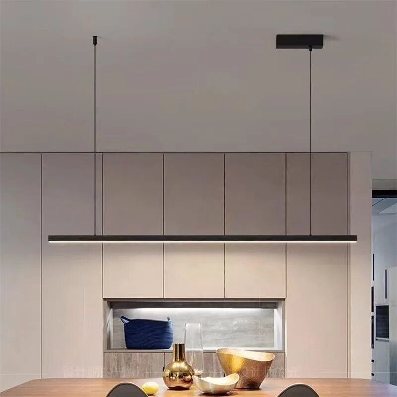 Минималистичная люстра, neutral light, 200cm
