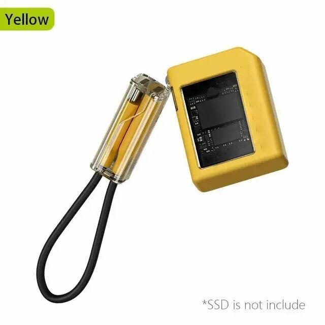 Внешний Корпус SHARGE Disk бокс для M.2 NVMe SSD с активной системой охлаждения, USB C 3.2 Gen 2, 10 Гбит/с, корпус NVMe Reader с поддержкой ключей M и твердотельных накопителей размера 2230