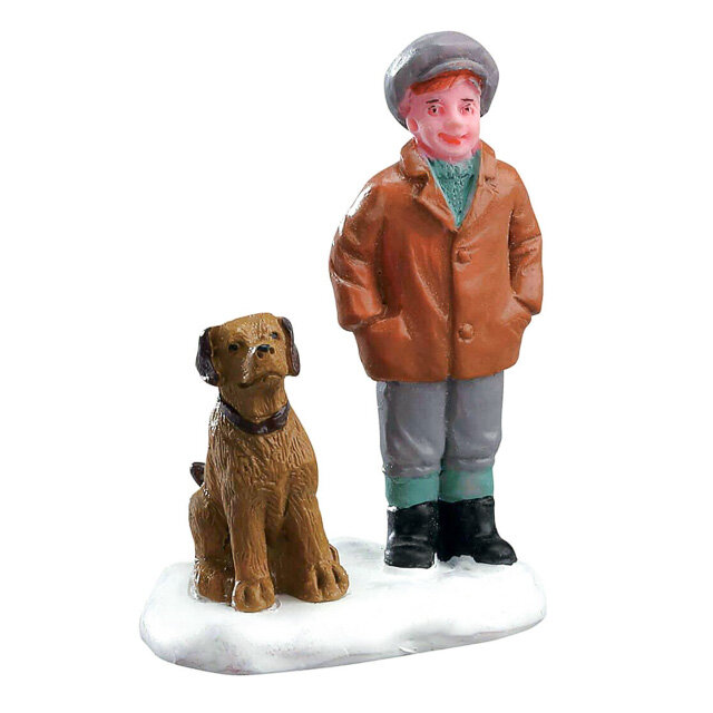 Фигурка Мальчик Даниэль и его Четвероногий Друг 5 см, Lemax, 72517-lemax