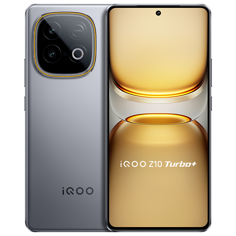 Смартфон Vivo iQOO Z10 Turbo+ (Китай), ультратонкий аккумулятор емкостью 8000 мАч, 16 ГБ + 512 ГБ, серый