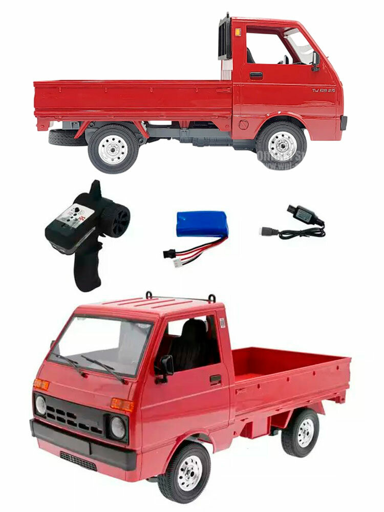 Радиоуправляемая машина грузовик WPL RTR масштаб 1:10 2WD 2.4G - WPLD-22 RED