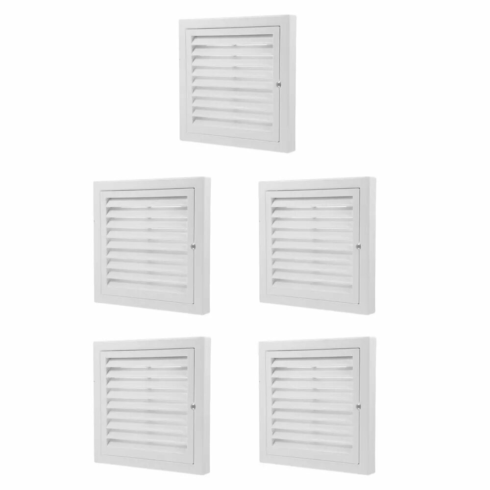 Пластиковая квадратная вентиляционная решетка с фильтром для вентилятора ванной