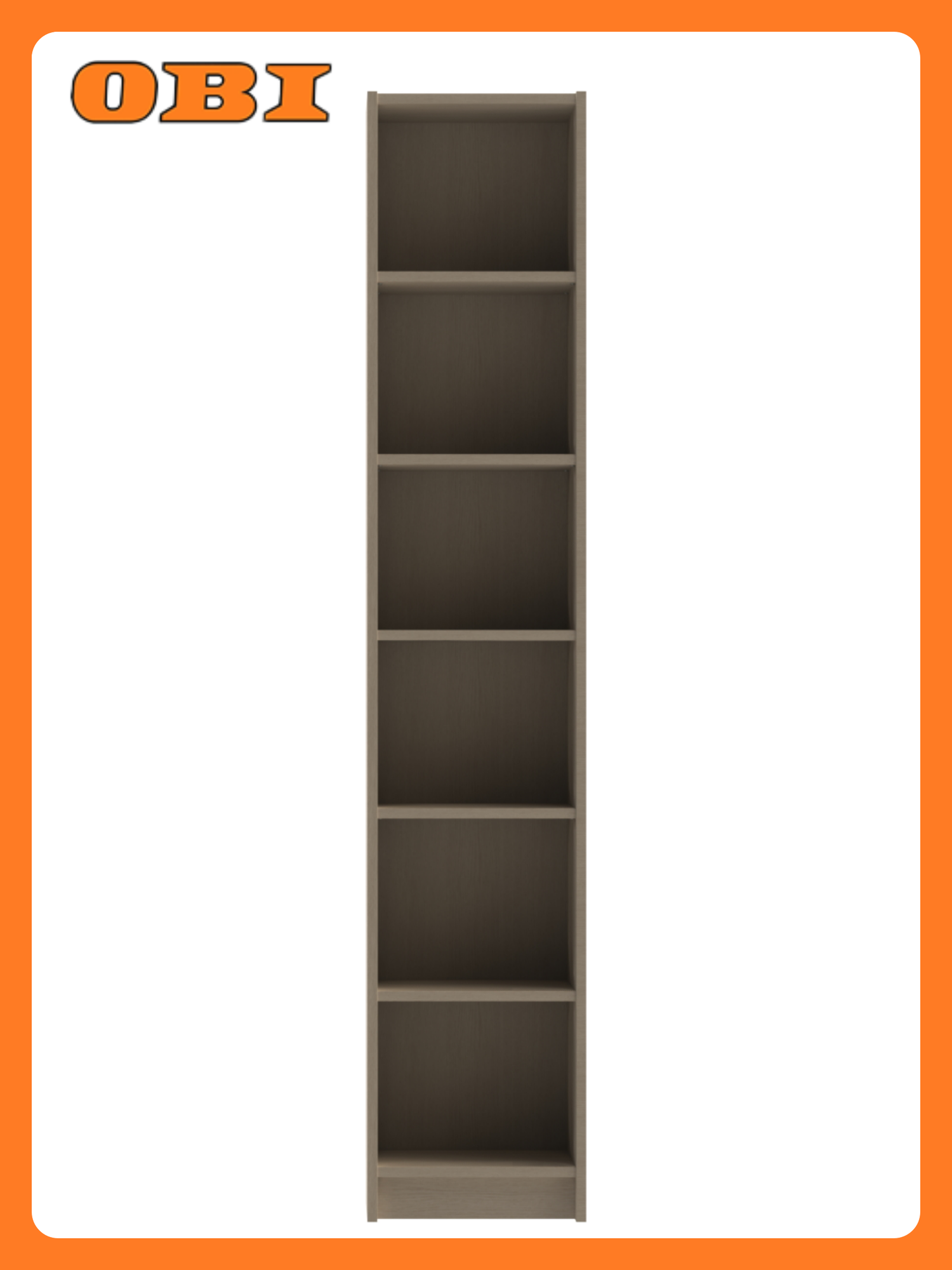 Стеллаж Шведский Стандарт Варма 40 38х198х28 см, беленый