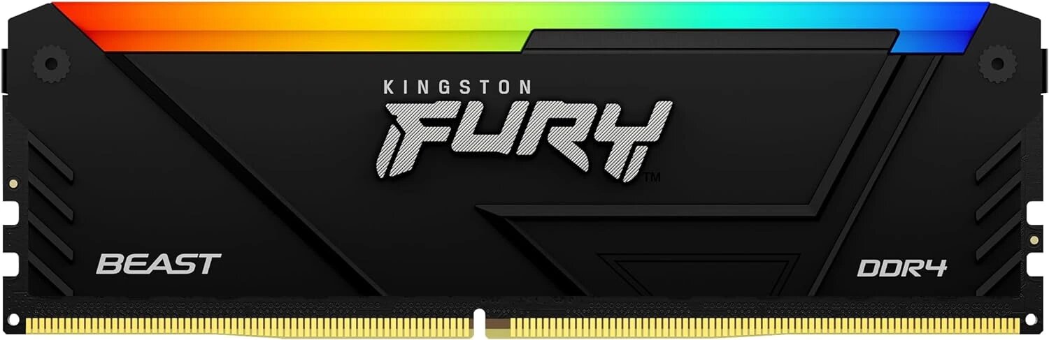Оперативная память Kingston FURY Beast Black RGB (KF432C16BB2A/8) 8 ГБ