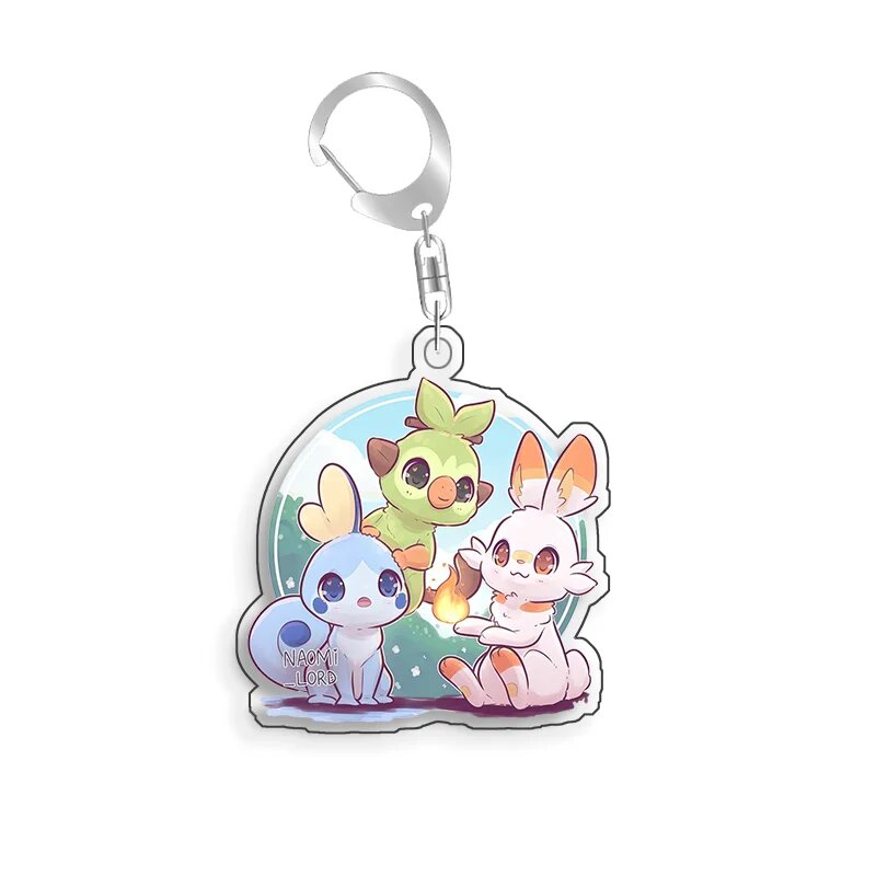 Брелок Pokemon: Спрайты, Цикчу, Спригатито, Цвет: pkm269-4
