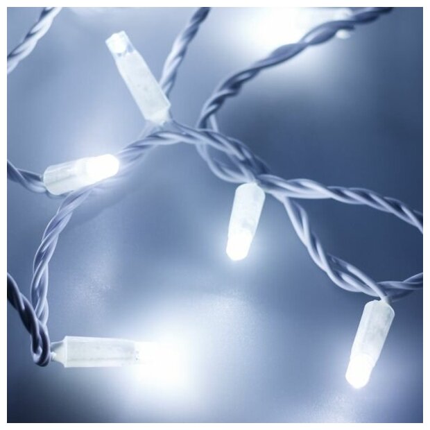 Светодиодная гирлянда ARD-STRING-CLASSIC-10000-WHITE-100LED-STD WHITE (230V, 7W) (Ardecoled, IP65) 025811