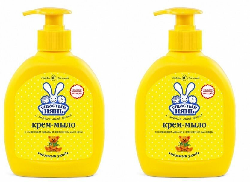 Ушастый Нянь Жидкое крем-мыло 300мл,2 шт
