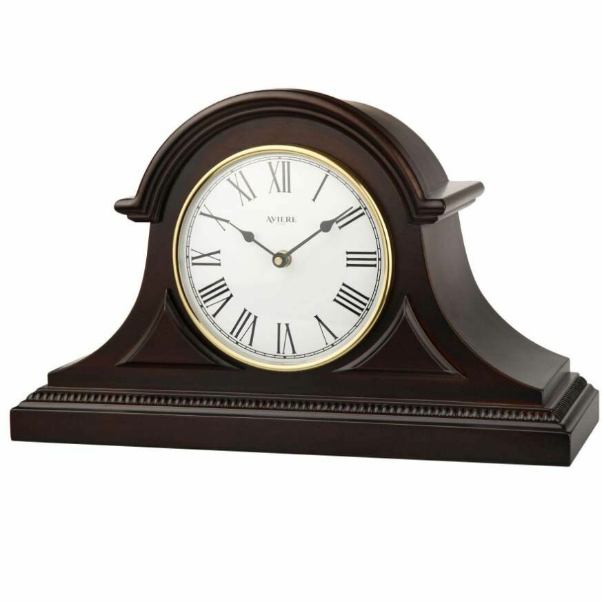 Часы настольные с боем и мелодией 03001, деревянные