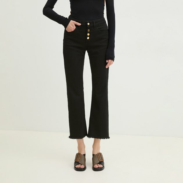 Джинсы кюлоты 