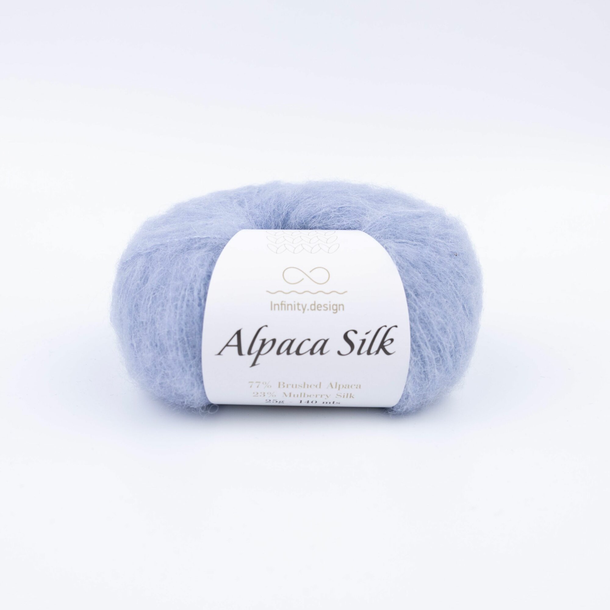 Пряжа INFINITY Alpaca Silk 5930 (3 мотка), 77% альпака, 23% шелк, 25г, 140м