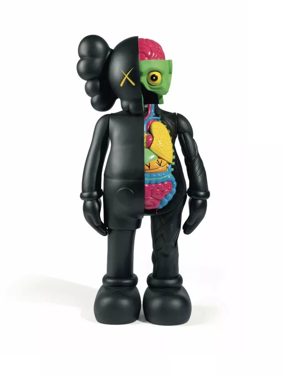 Коллекционная фигурка игрушка KAWS COMPANION ANATOMY 40 см