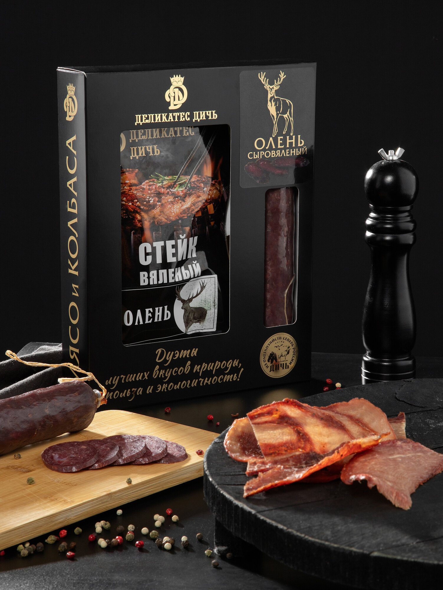 Подарочный набор Дуэт "Лесной Олень" со стейком от Деликатес Дичь