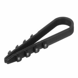 Дюбель-хомут для круглого кабеля 11-18 мм черный (250 шт.)