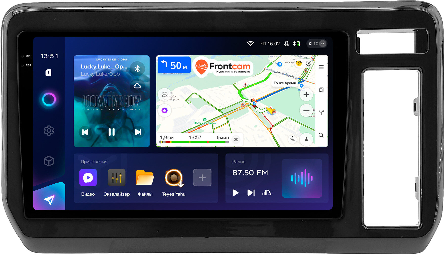 Штатная магнитола Suzuki Solio 4 2020-2024 (глянцевая) Teyes CC3 2K 6/128 10.36" RM-10-3110 Android 10 (4G-SIM, DSP, QLed)