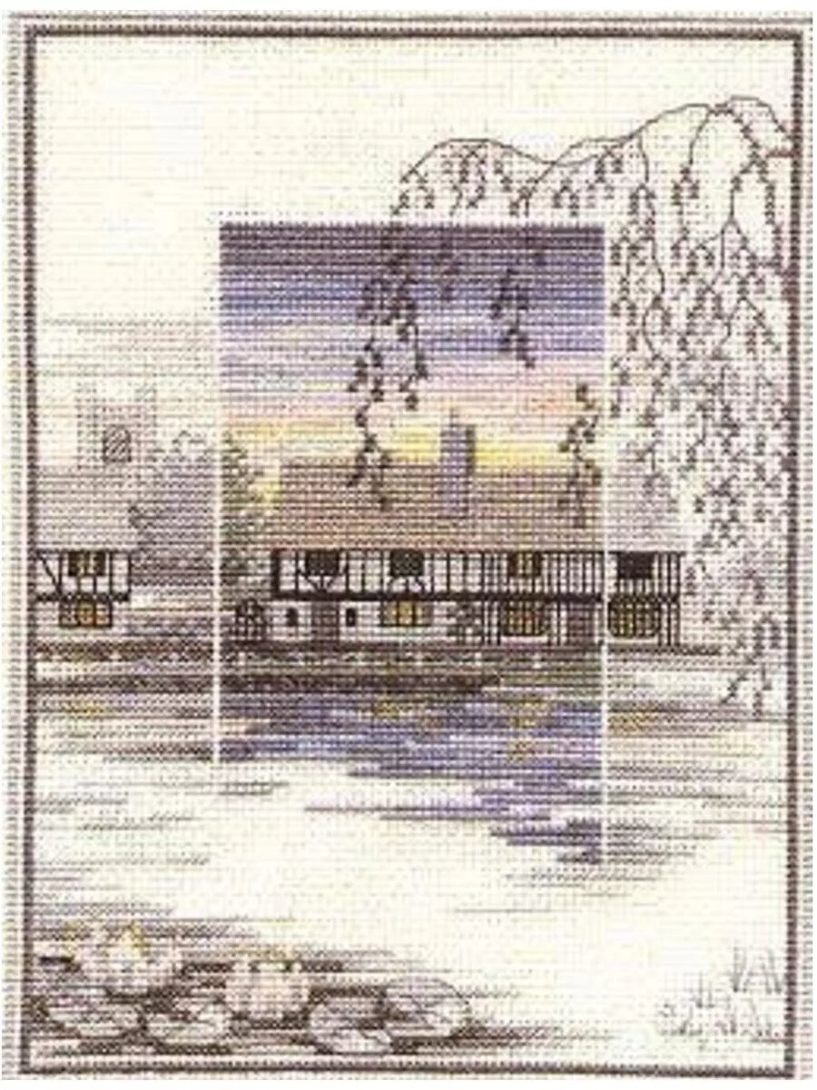 Набор для творчества, набор для вышивания крестиком (размер 30 см *38 см)