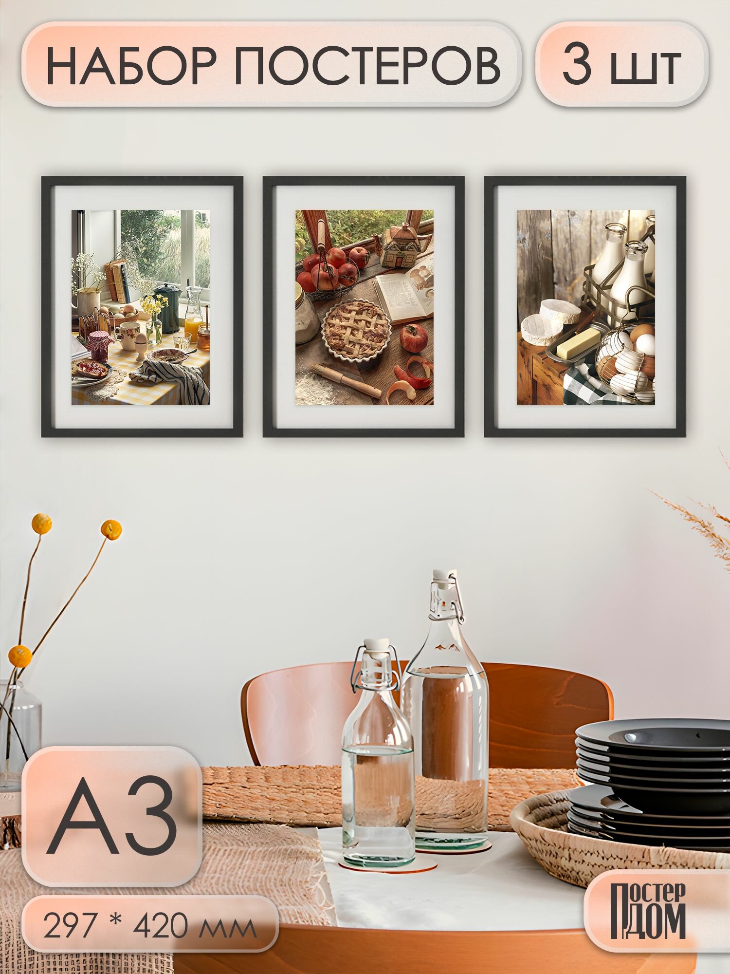 Постеры интерьерные на стену эстетика Дача