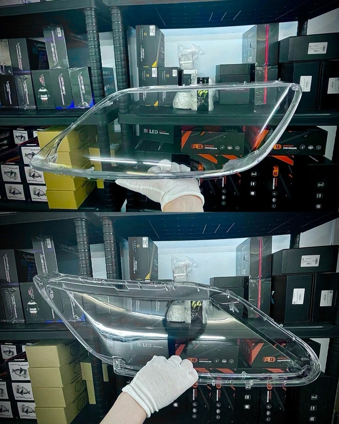Стекла фар для Mazda CX7 2006 - 2012 (комплект)